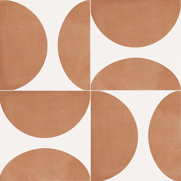 This Bathroom Transformation Used Groovy Terracotta to Create a Warm G