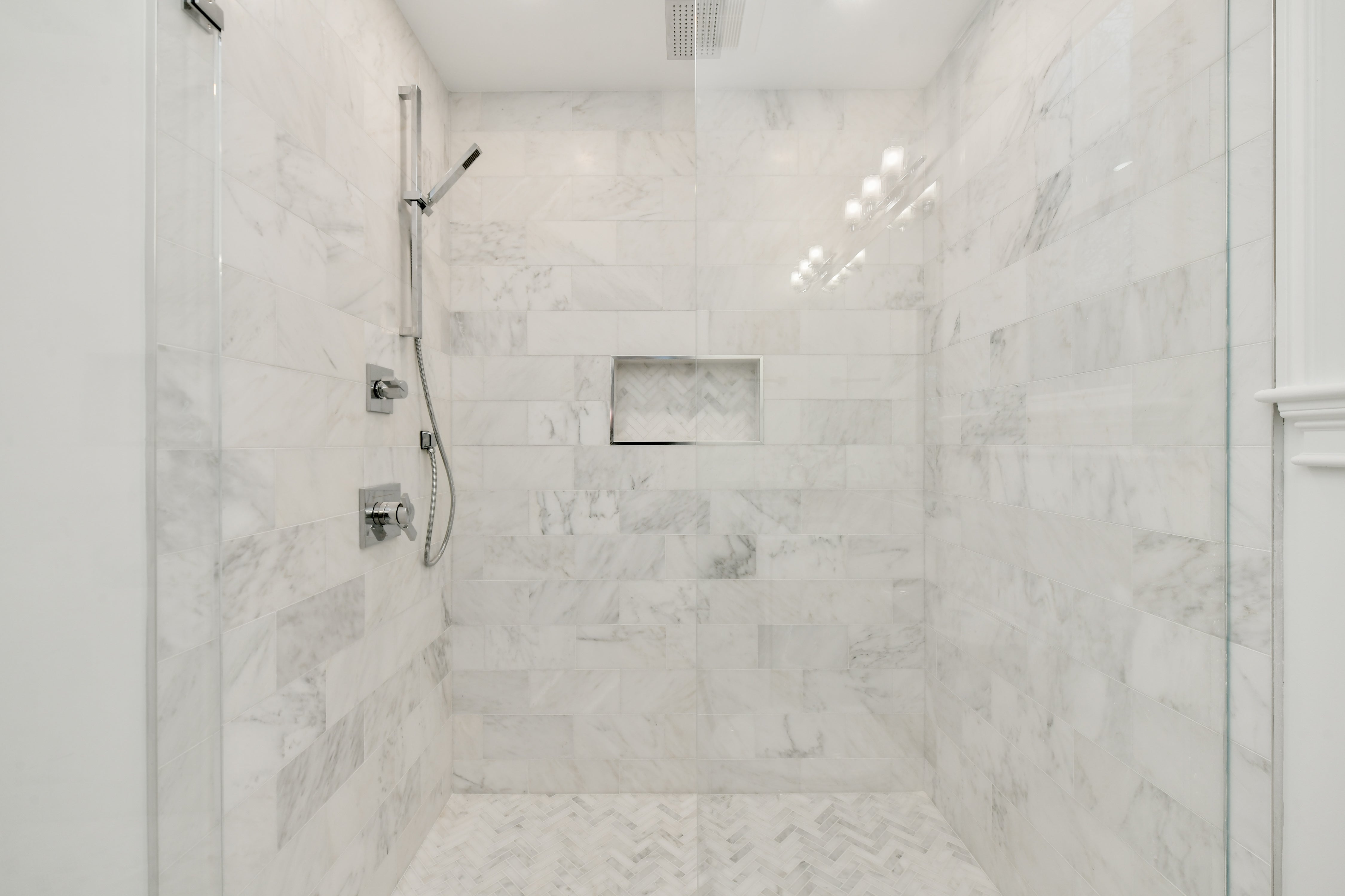 Carrara Marble Subway Tile Patterns What Is The Easiest Subway Tile