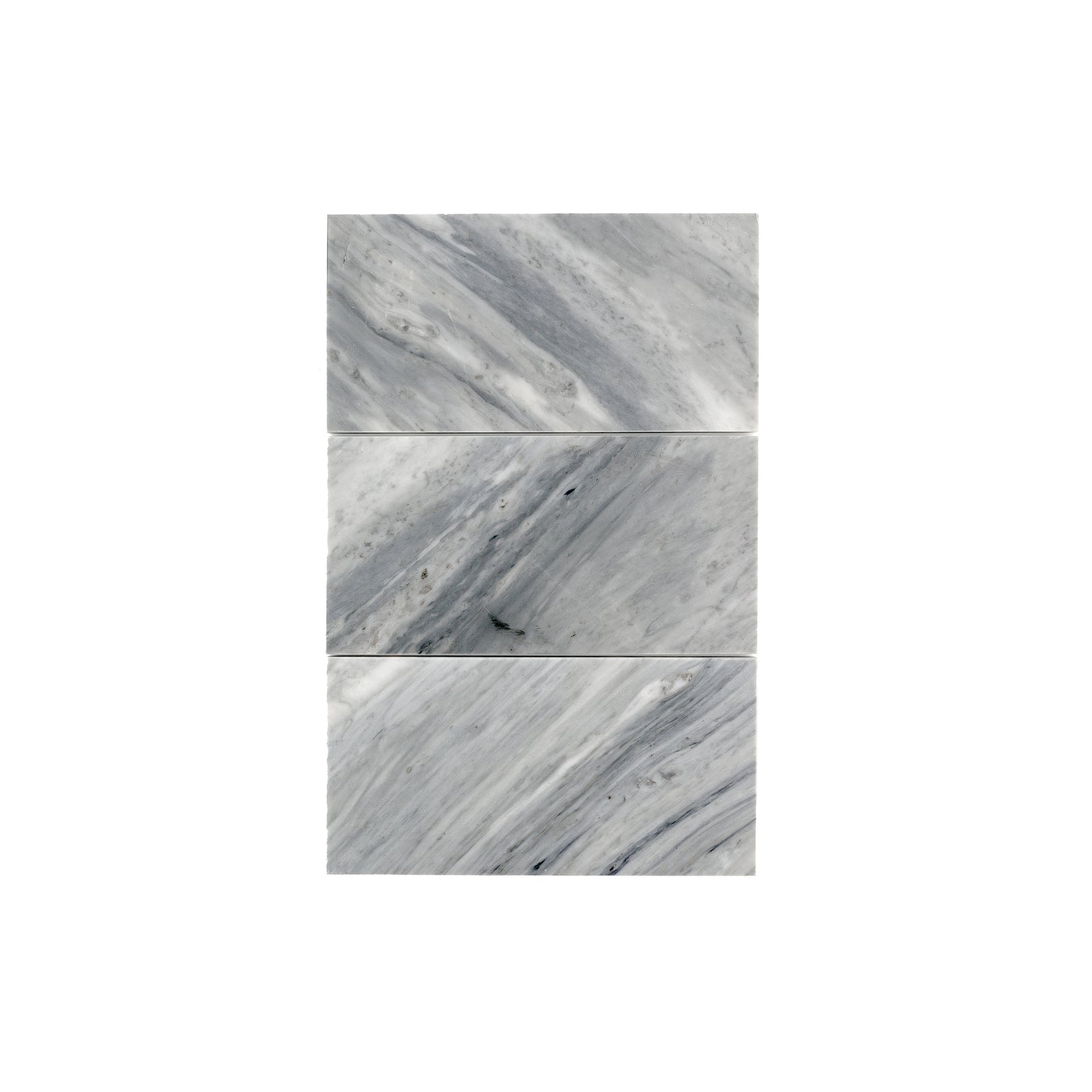 Bardiglio Grey Light 6x12 Marble Tile | Honed