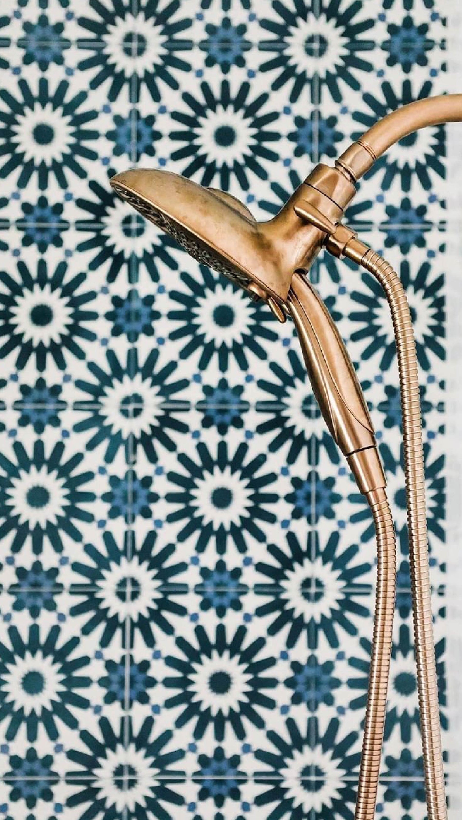 Erizo Blue Ceramic Tile