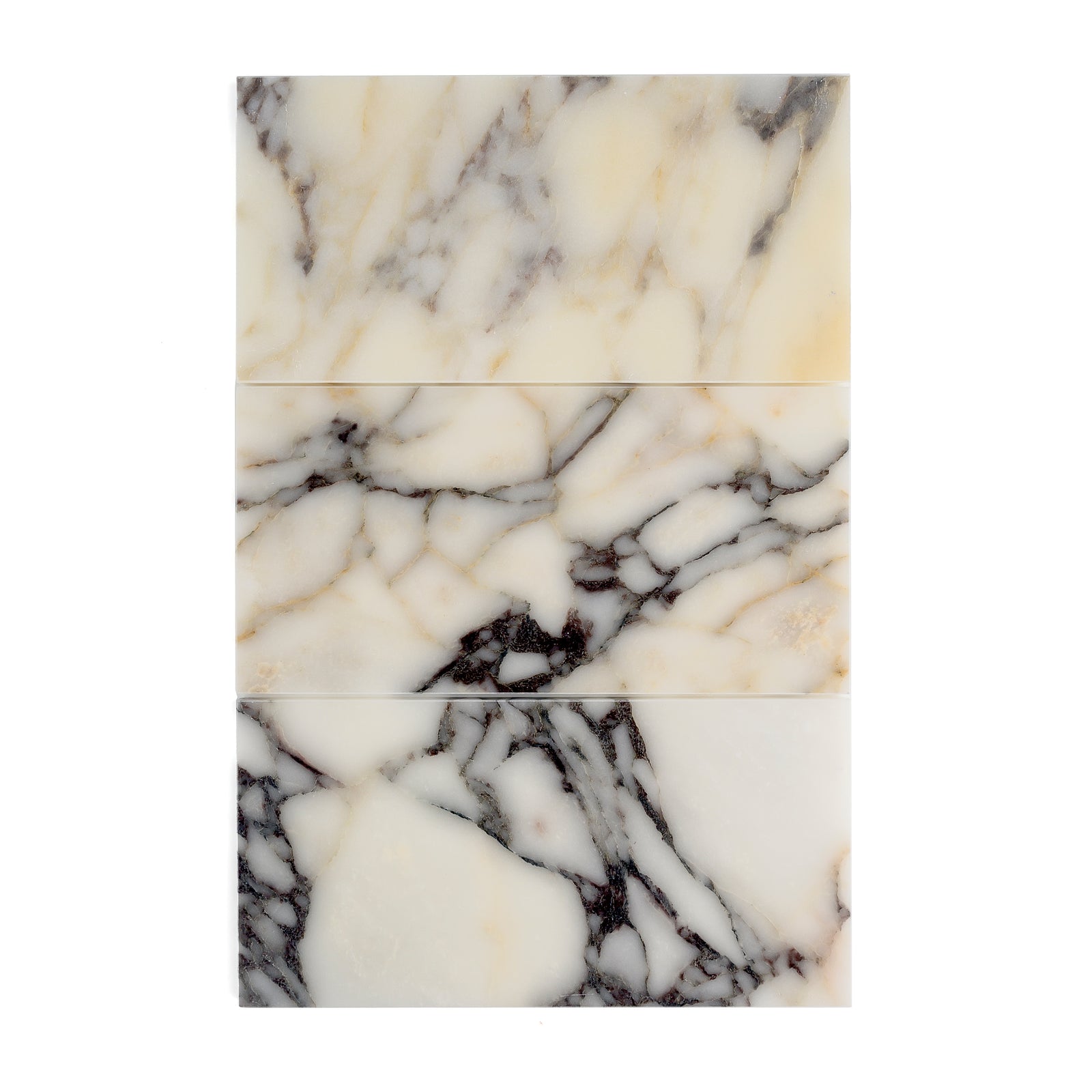 Calacatta Viola 6x12 Subway Marble Tile | Honed