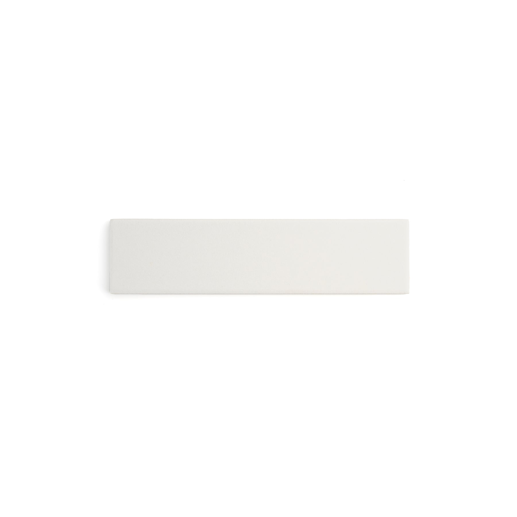 White 2x8 Ceramic Tile | Matte