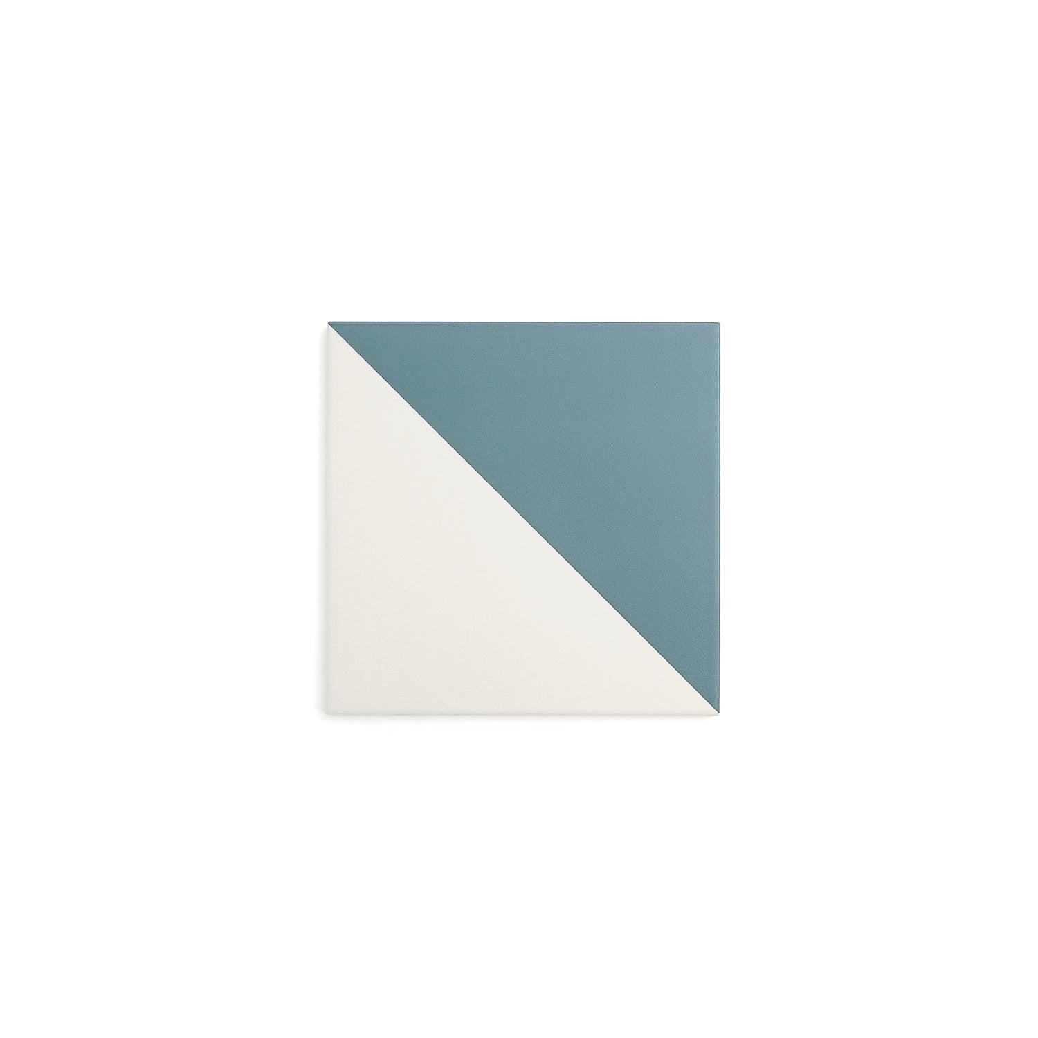 50/50 Blue & White Ceramic Tile 8x8