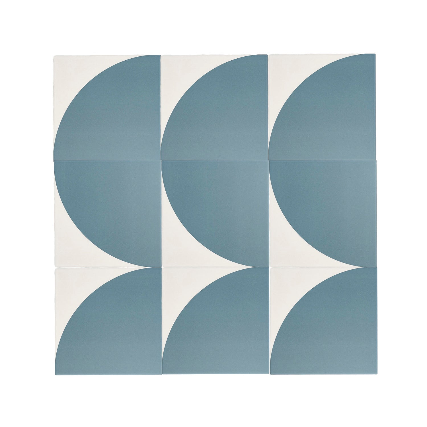 Crest Blue & White Ceramic Tile