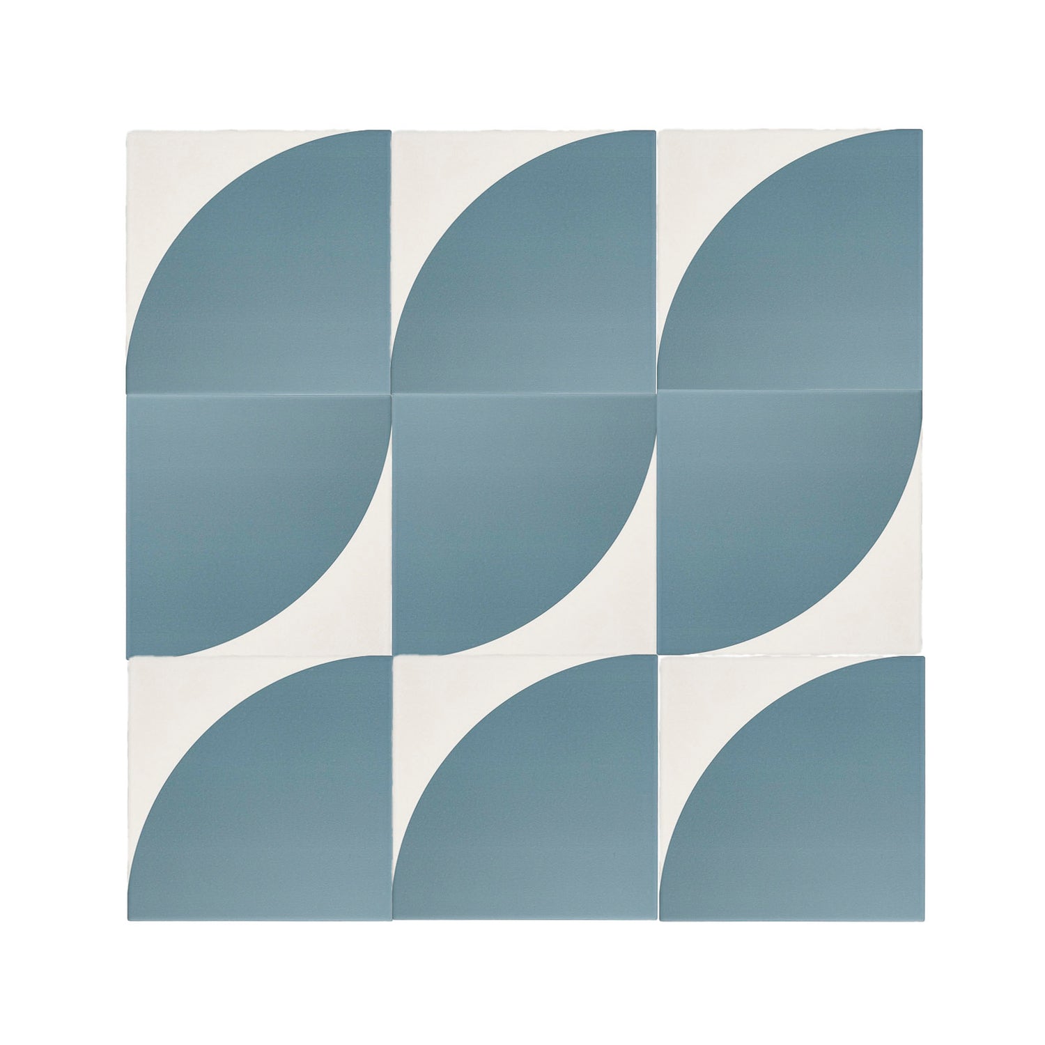 Crest Blue & White Ceramic Tile
