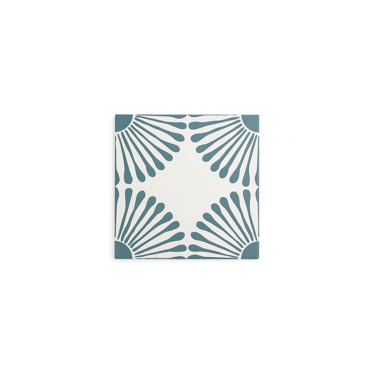 Dandelion Blue Ceramic Tile