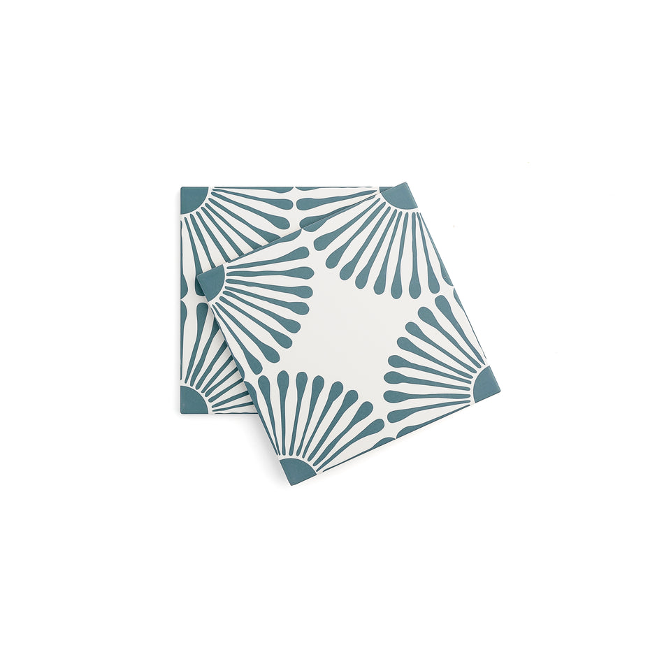 Blue Tile | Blue Floor Tile | Blue Bathroom Tile | Blue Mosaic Tile ...