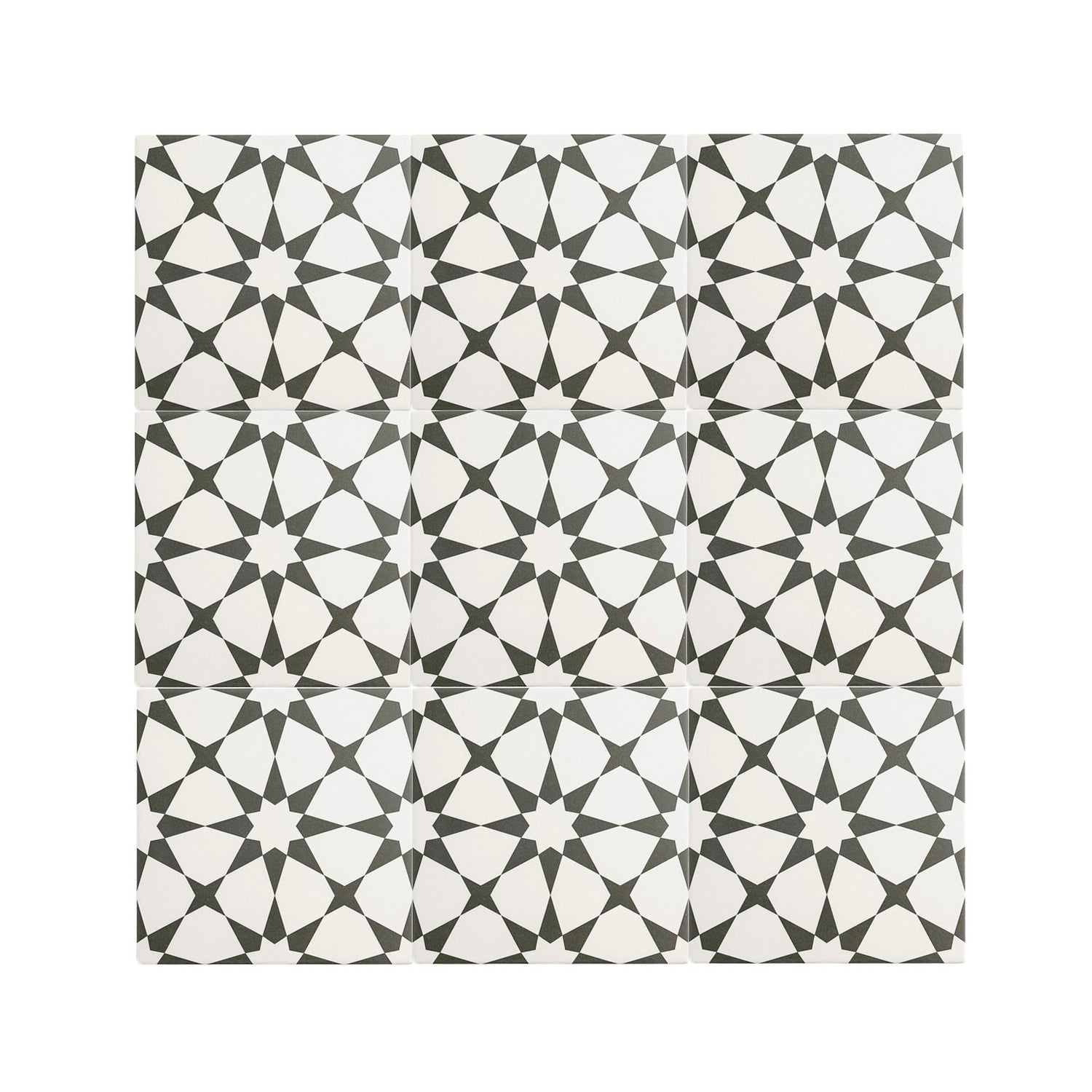 Estrella Black Ceramic Tile
