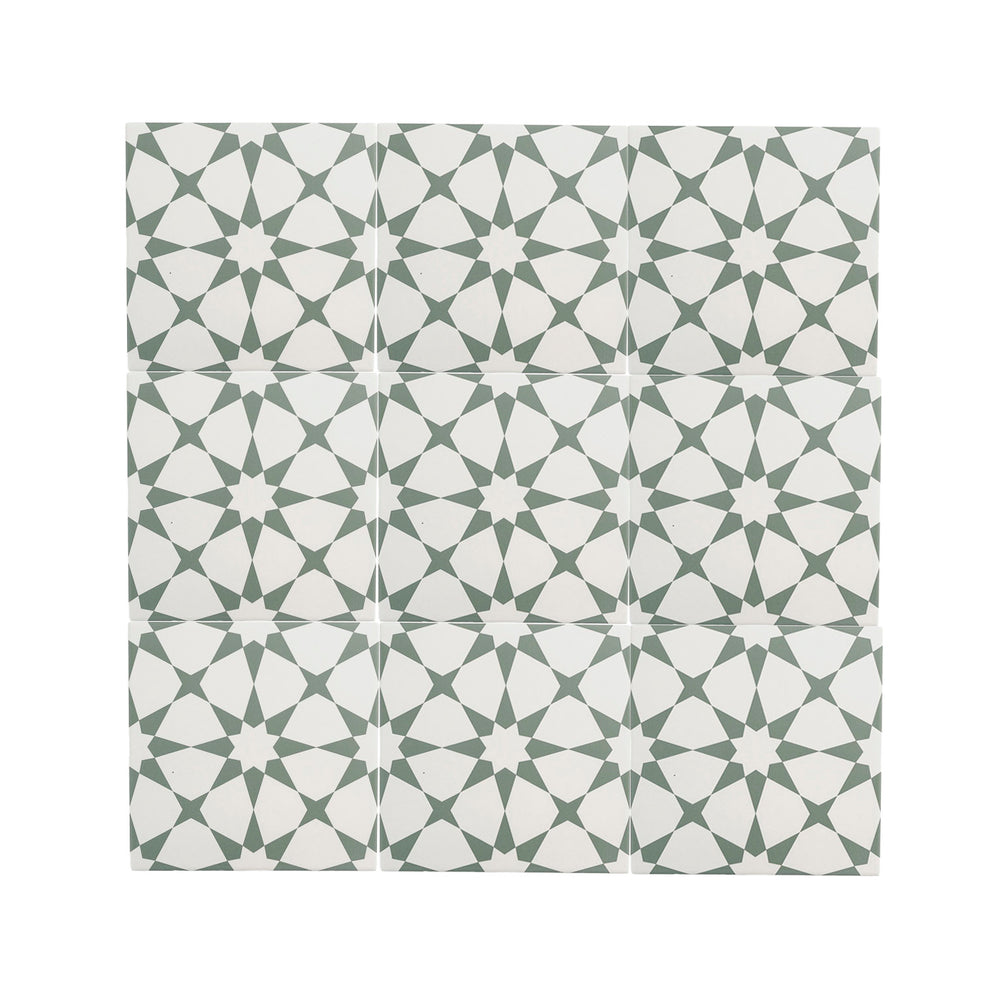 Estrella Green Ceramic Tile