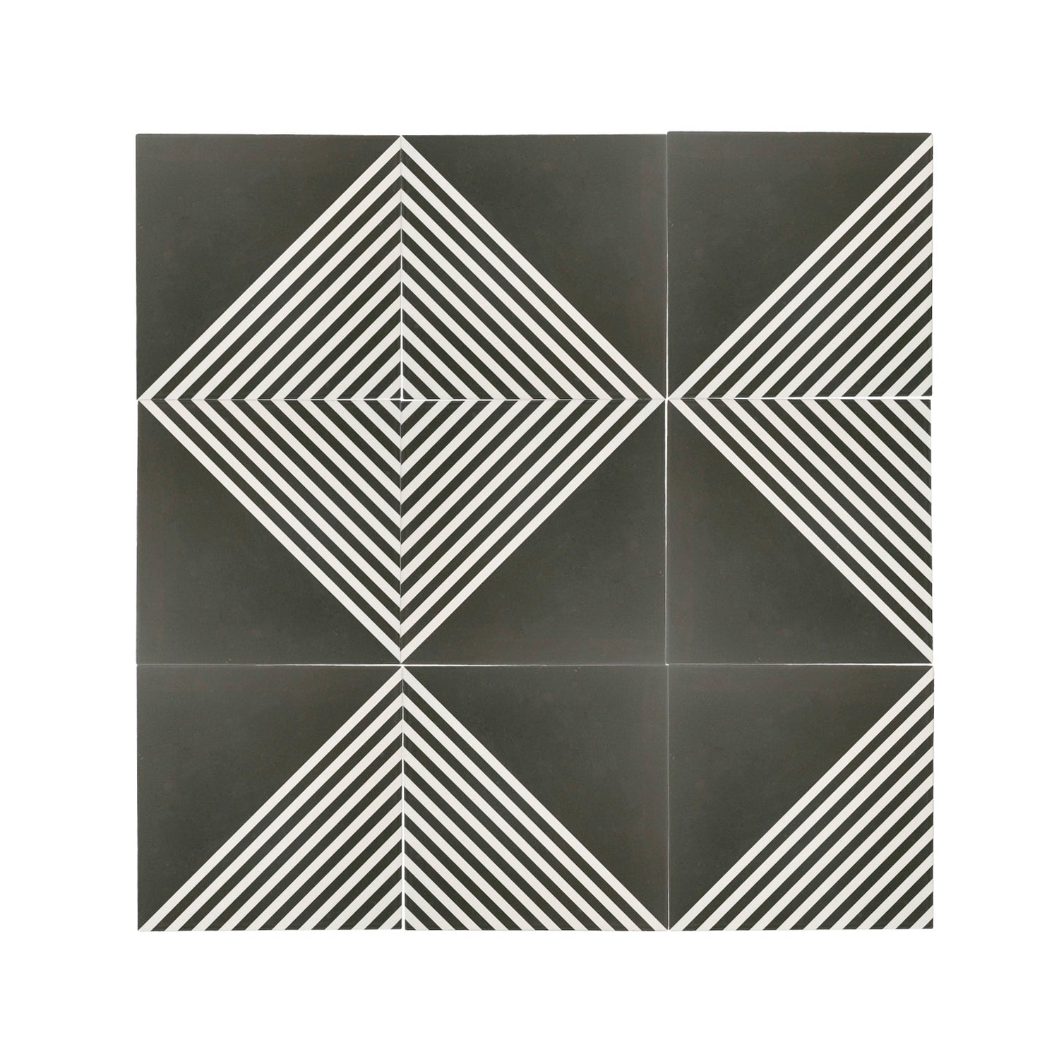 Nomad Black & White Ceramic Tile
