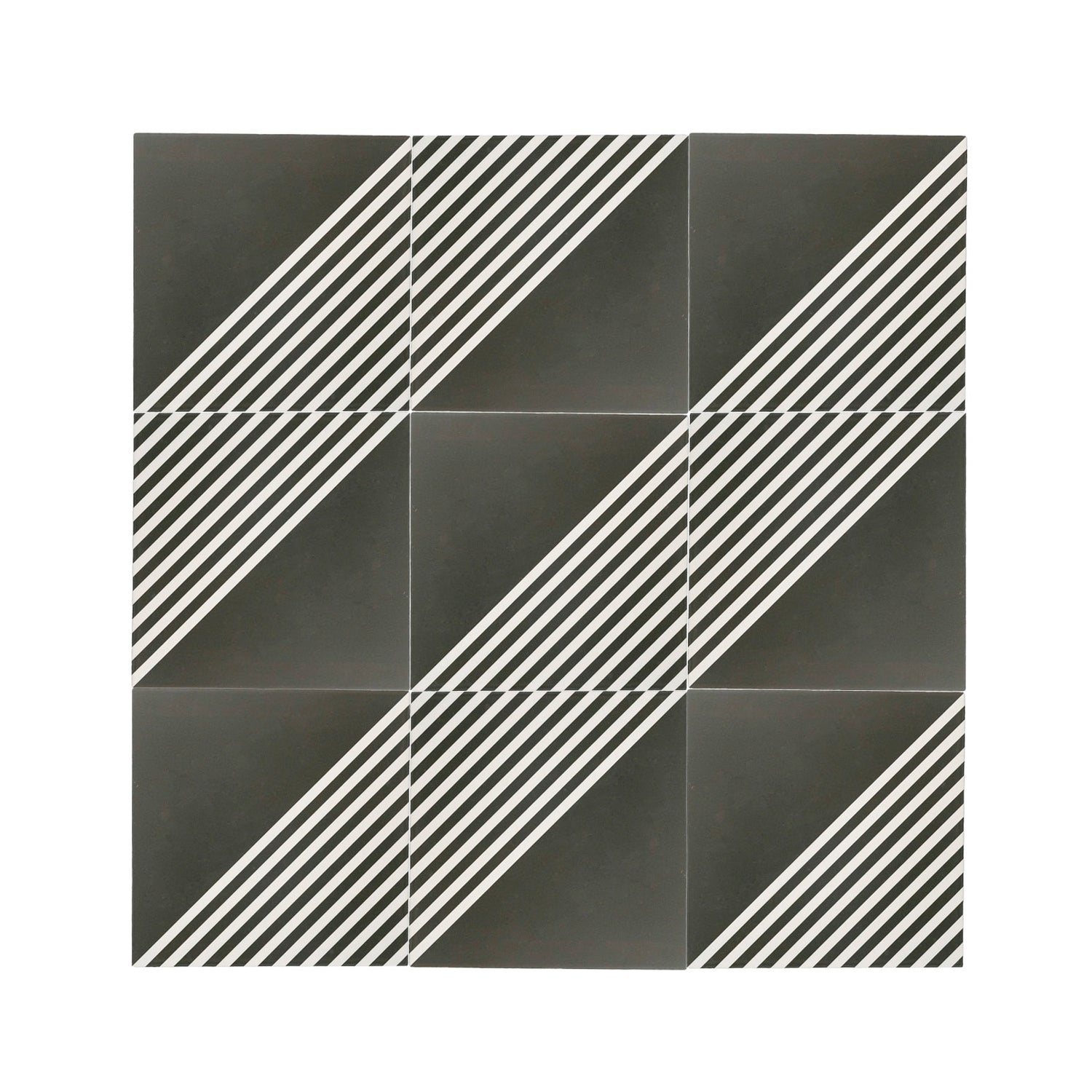Nomad Black & White Ceramic Tile