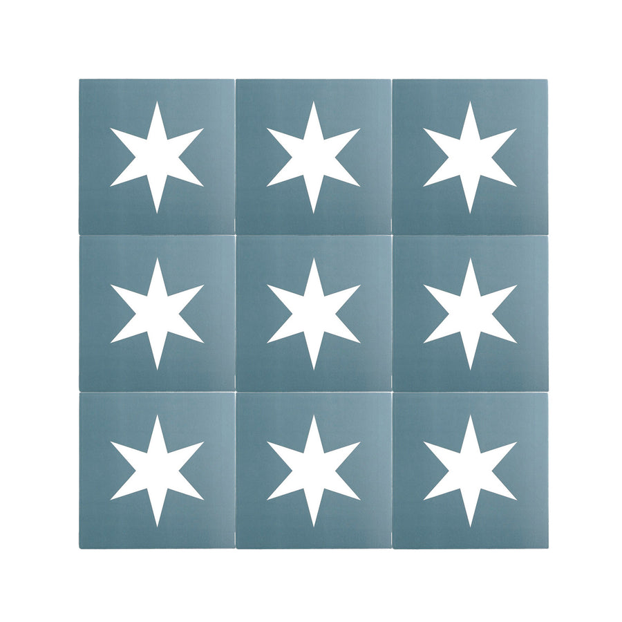 Superstar Blue Ceramic Tile