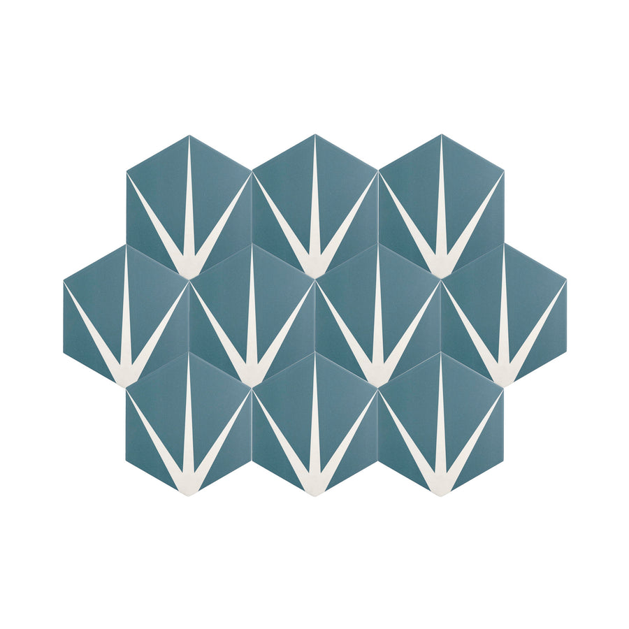 Trident Blue Ceramic Tile