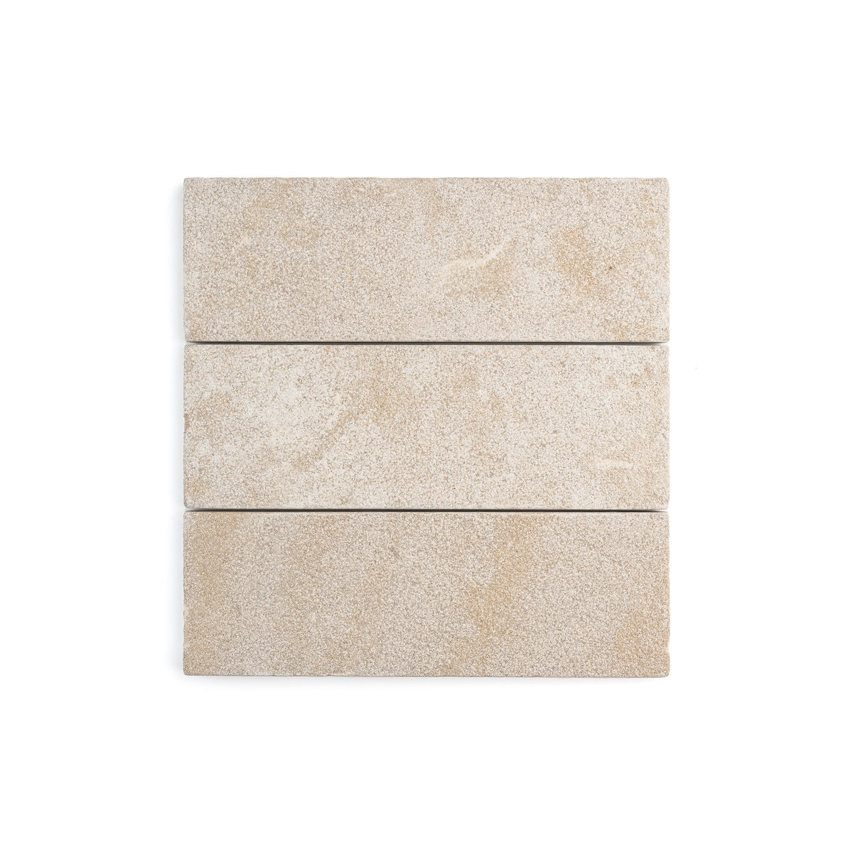Azru Sand 4x12 Moroccan Limestone | Hammered & Tumbled