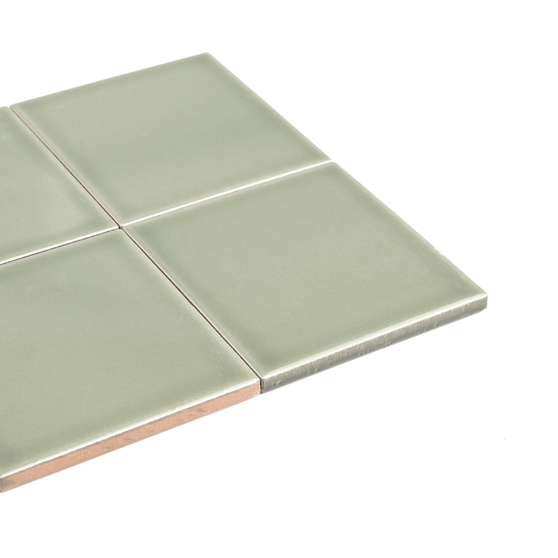 Moss 4x4 Ceramic Tile | Glossy