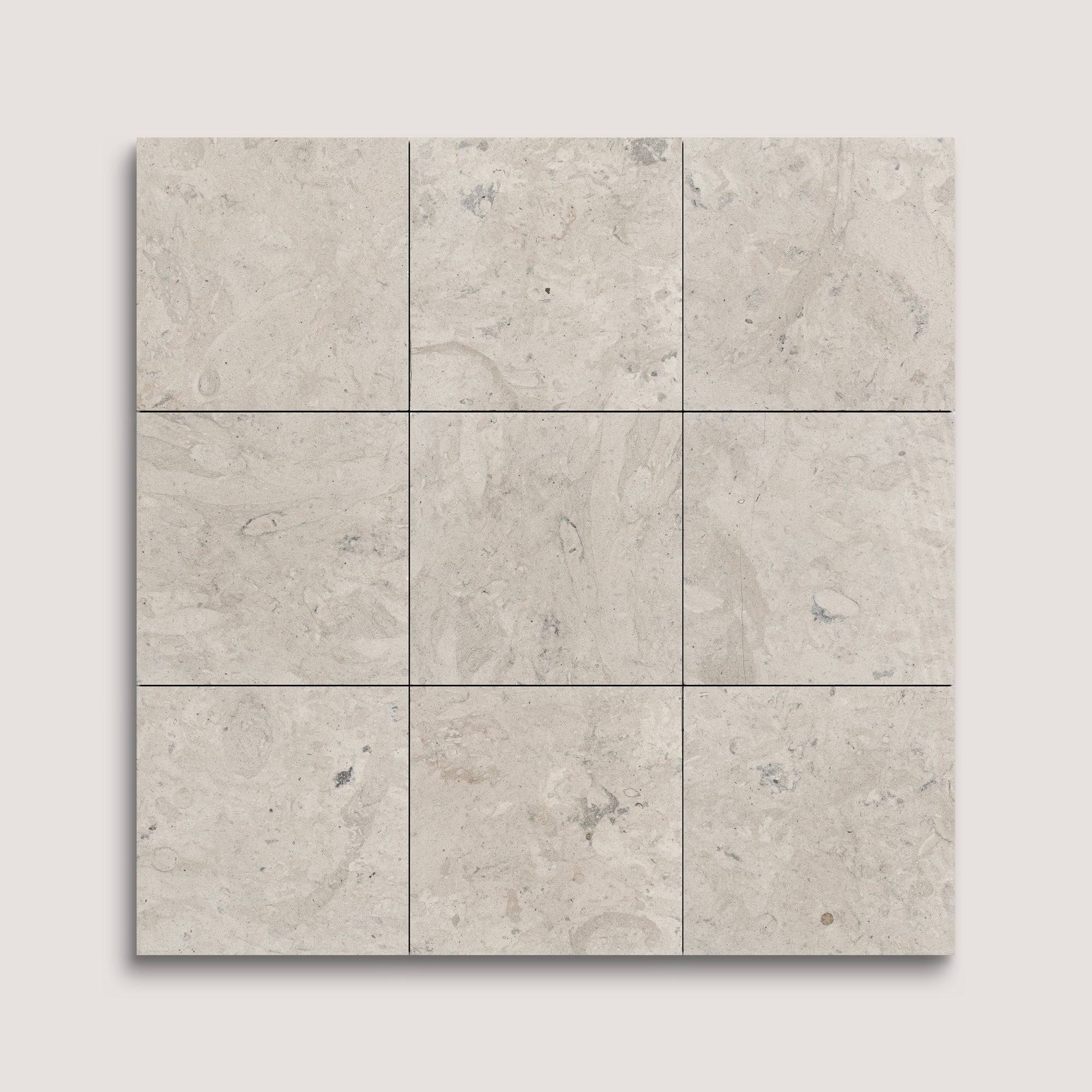 Chateau Grey 4x4 Limestone Honed | Riad Tile