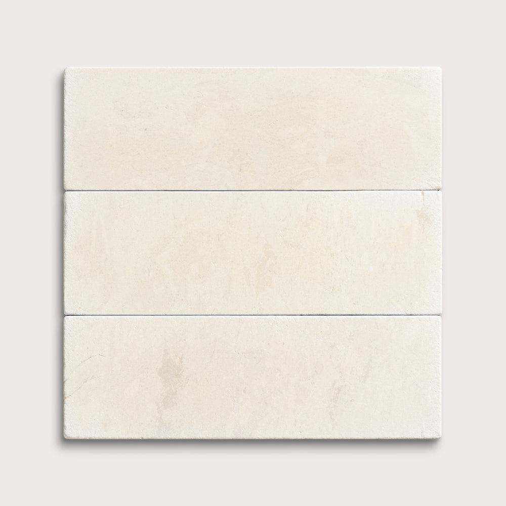 Saharan Sand 4x12 Limestone Tumbled | Riad Tile