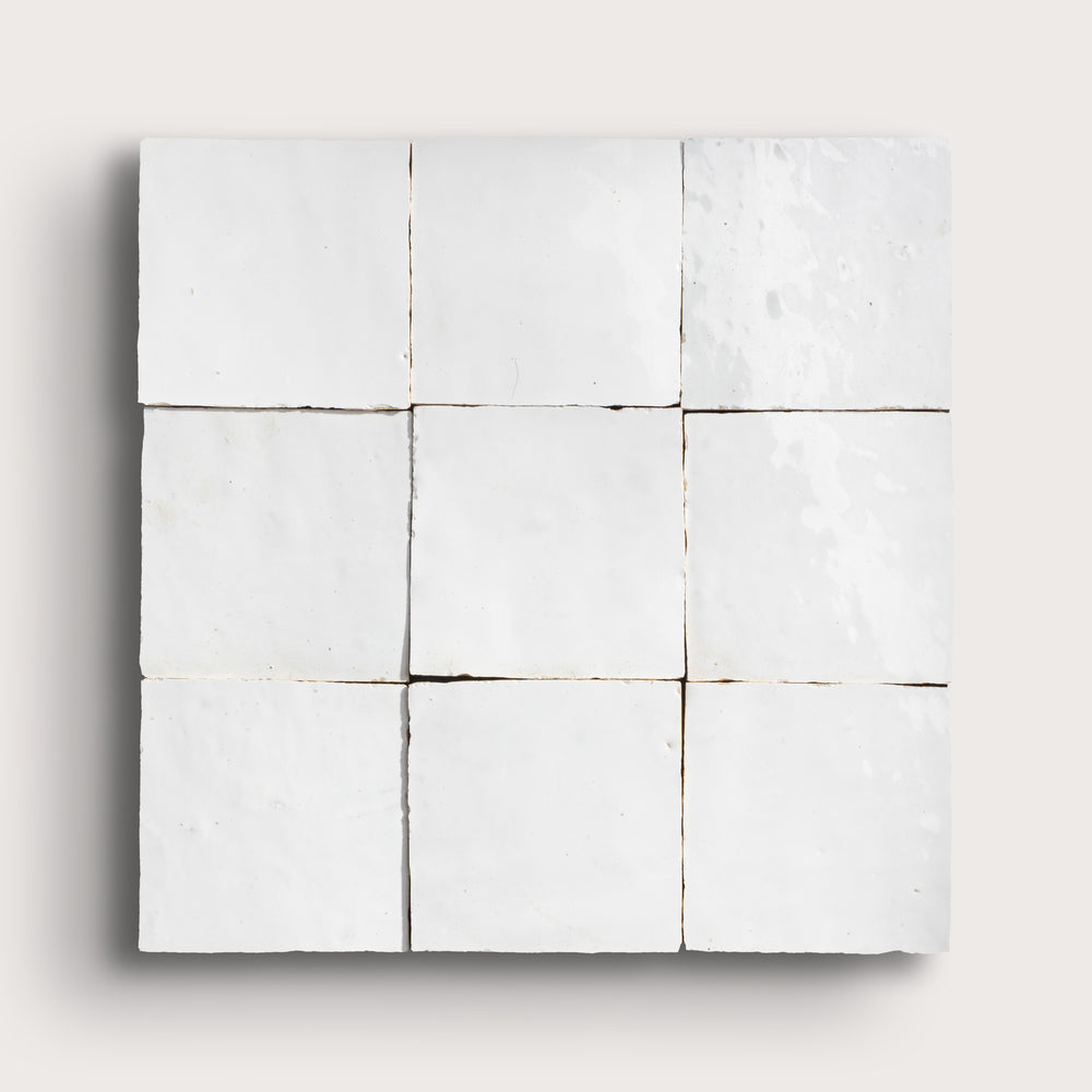 Riad Tile Natural White Zellige