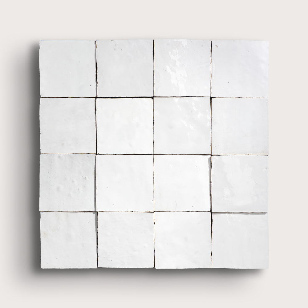 Riad Tile Natural White Zellige