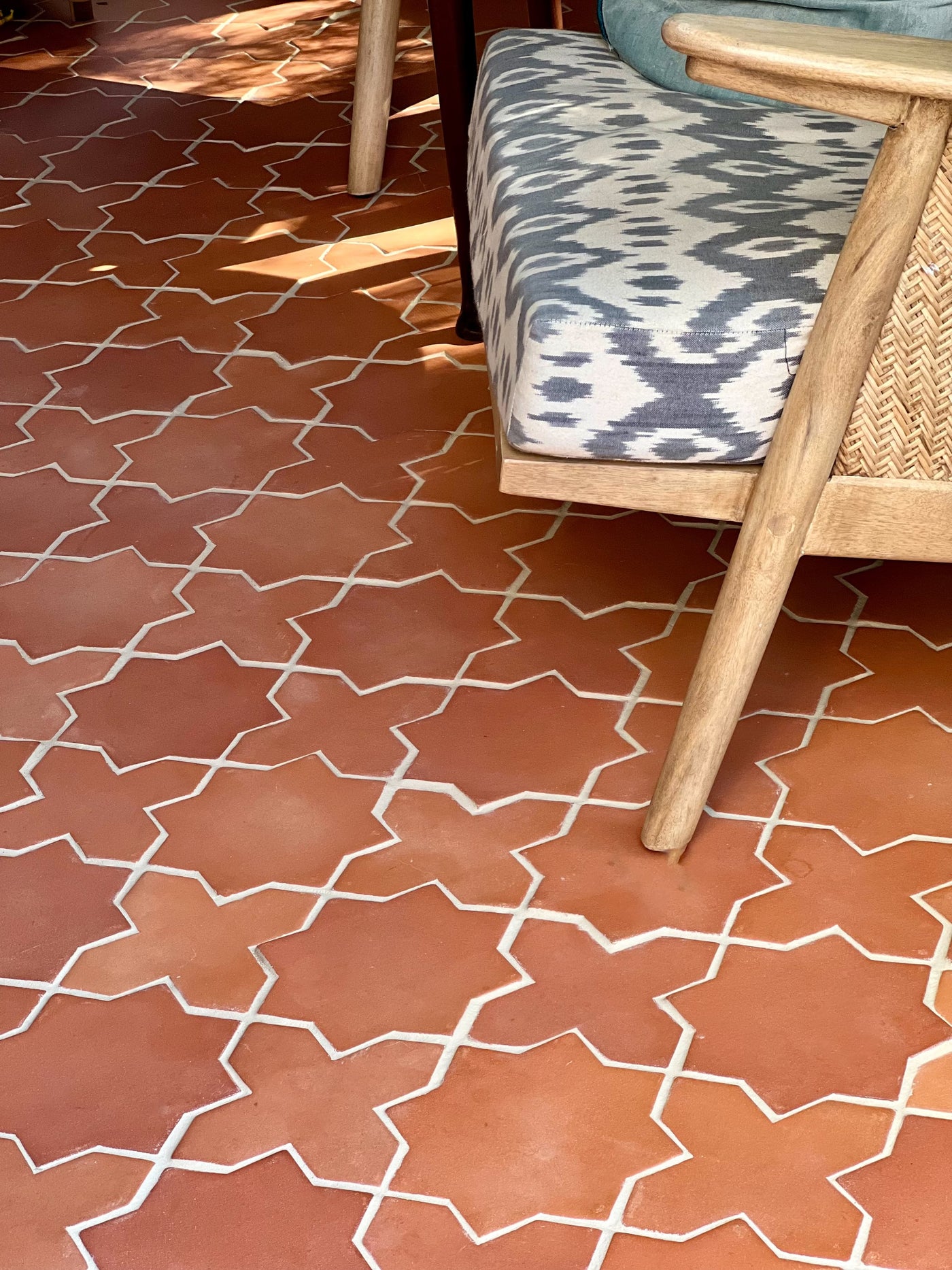 Terracotta Star & Cross Tile