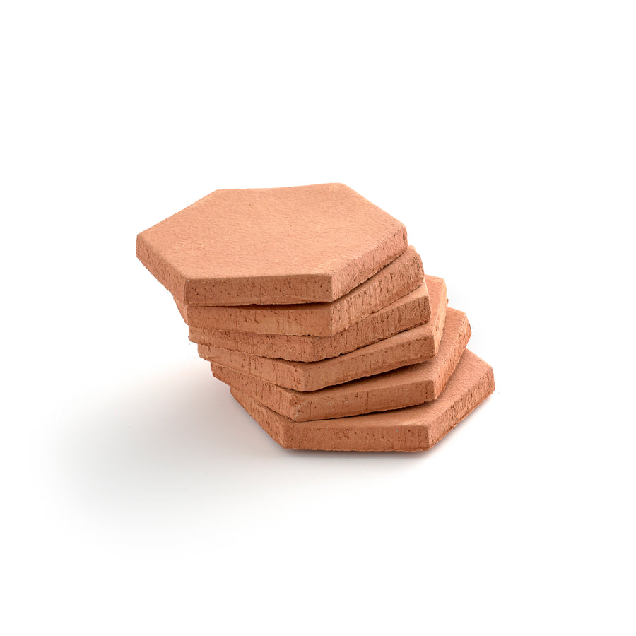 Hexagon 4 Inch Terracotta Tile