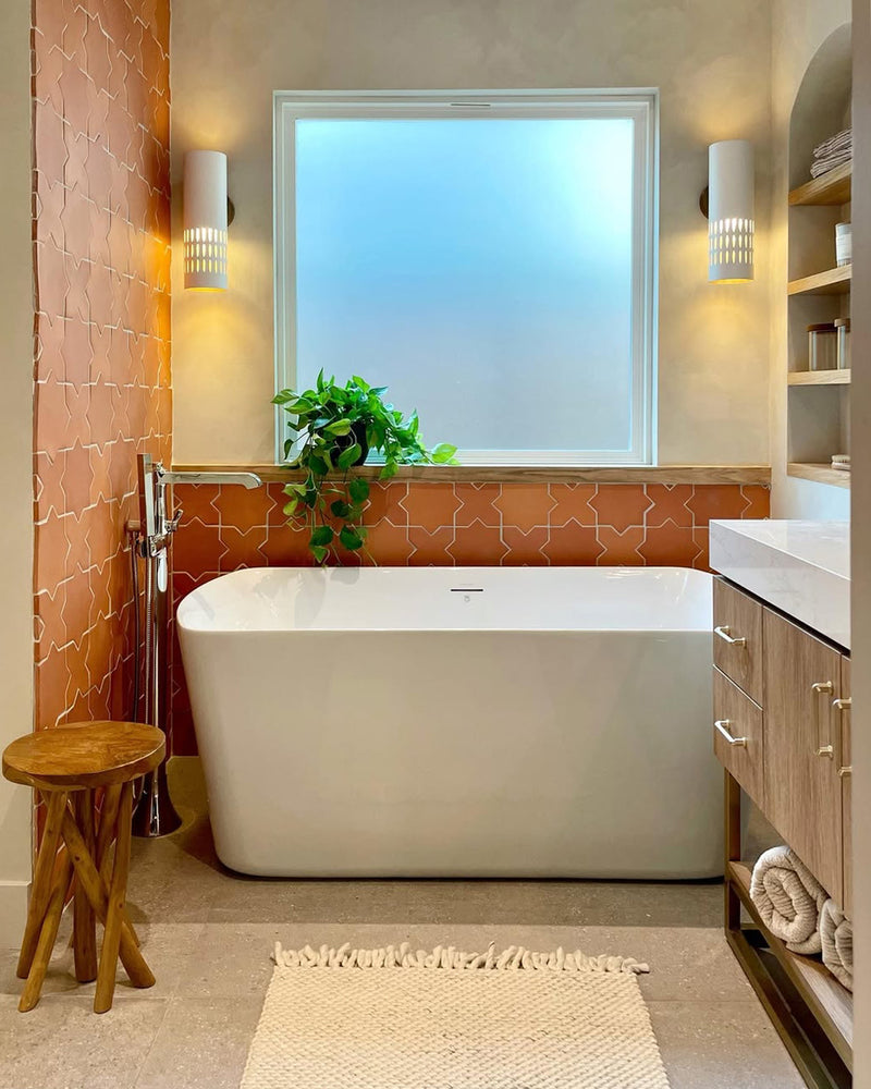 Terracotta Star & Cross Tile