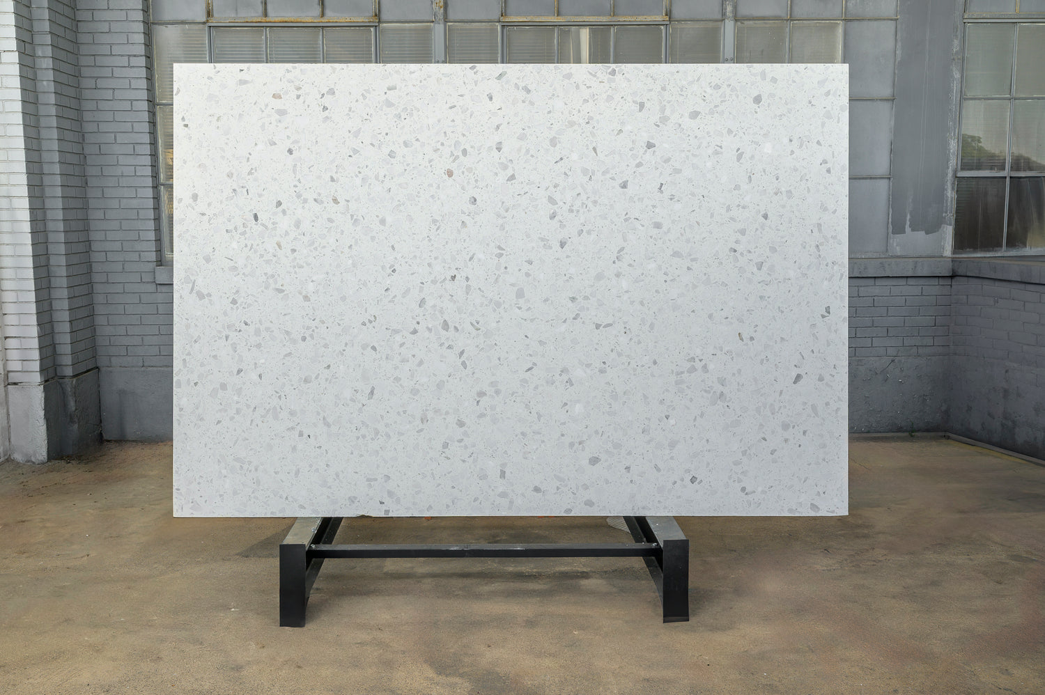 Vanilla Ice 106"x70" Venezia Terrazzo Slab | Matte