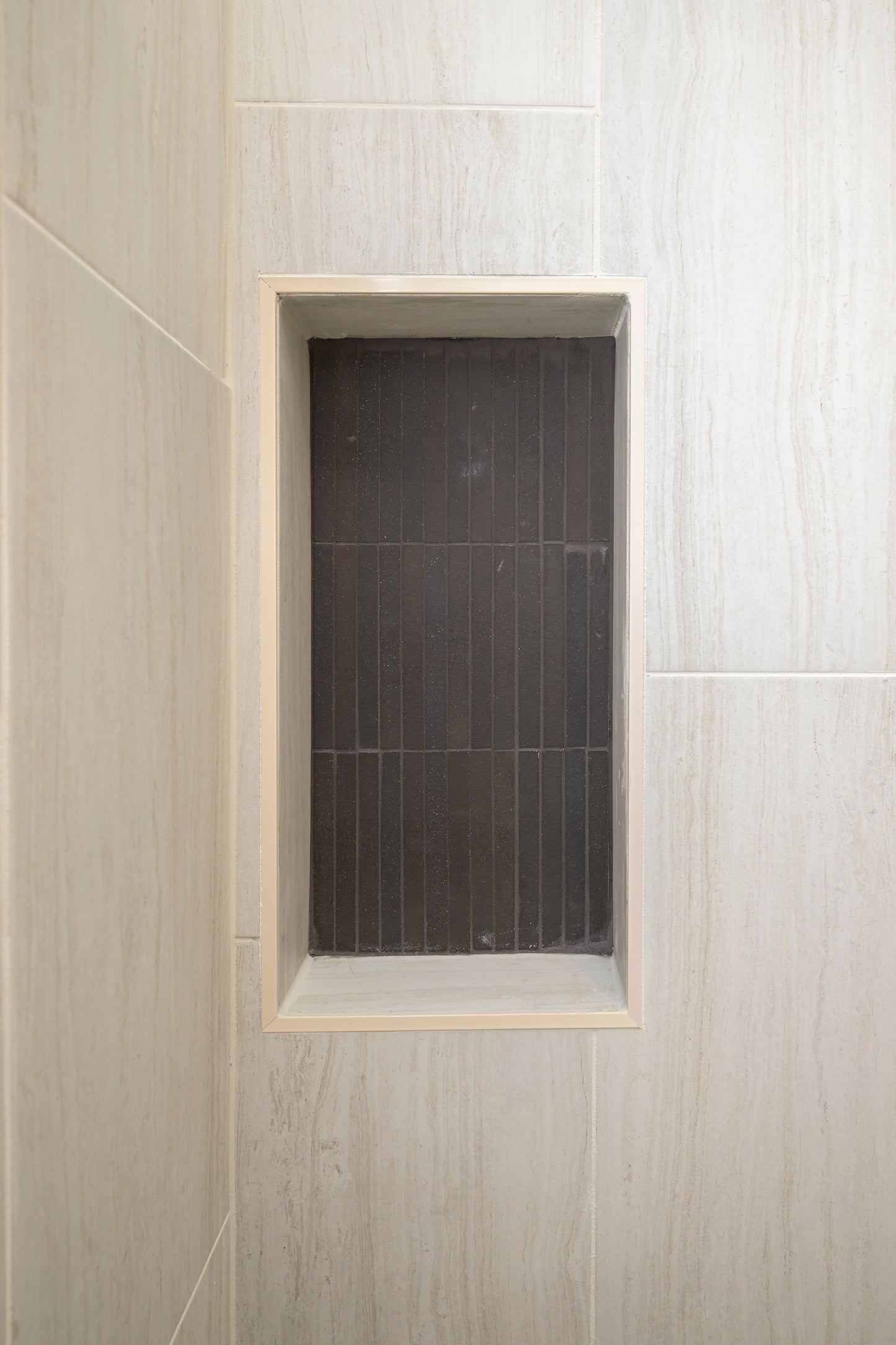 Black Terracotta Sticks Mosaic Tile 1x8